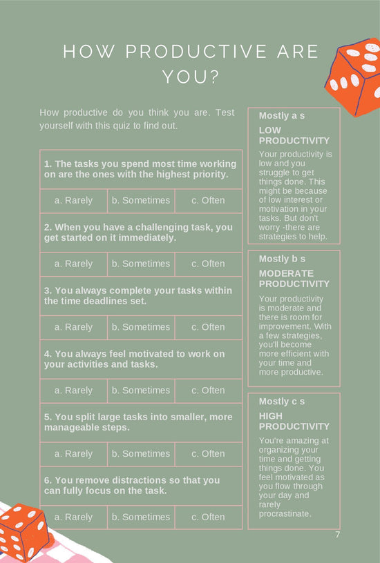 My Productivity Planner